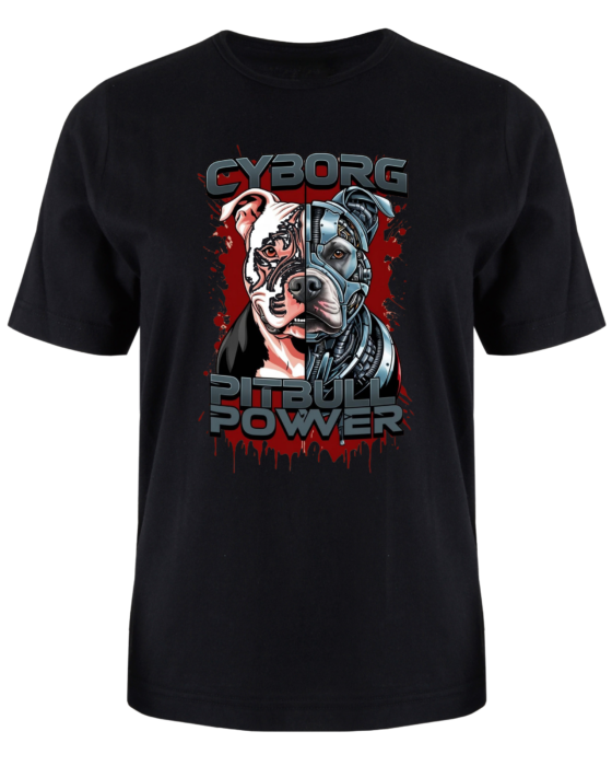 Cyborg pitbull - Puzzle Fashion